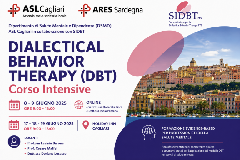 Salute mentale, un anno di formazione in dialectical behavior therapy ...